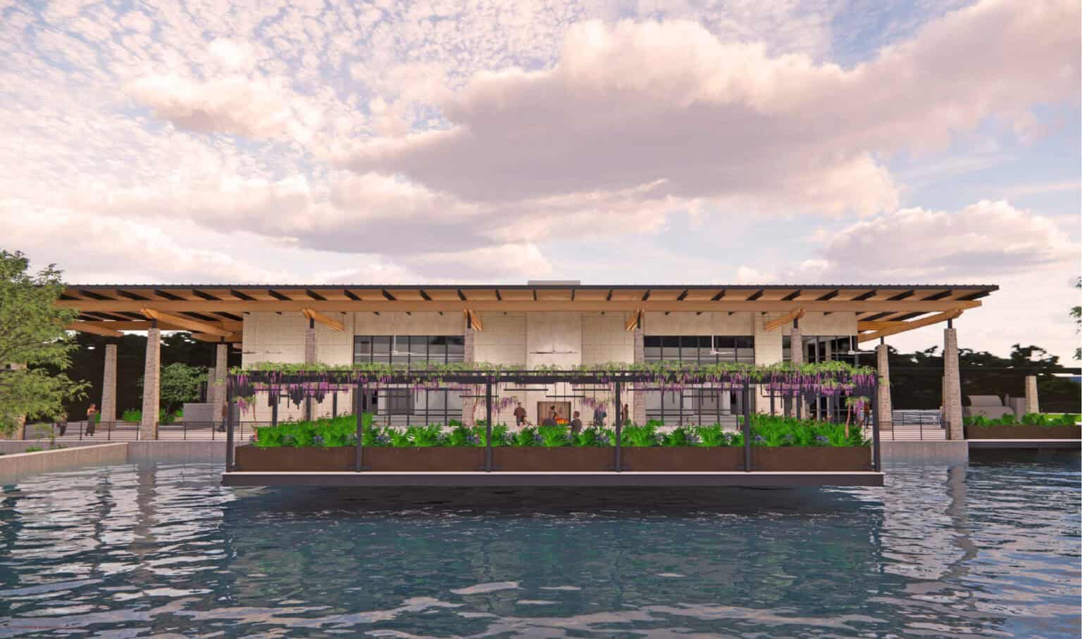 In Progress: New Event Pavilion at Horseshoe Bay Resort - S. Watts Group